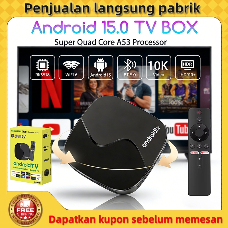 Jual TV Box Android 15 8GB+128GB 4K/8K, WiFi 5G, Amlogic S905L - Untuk ...