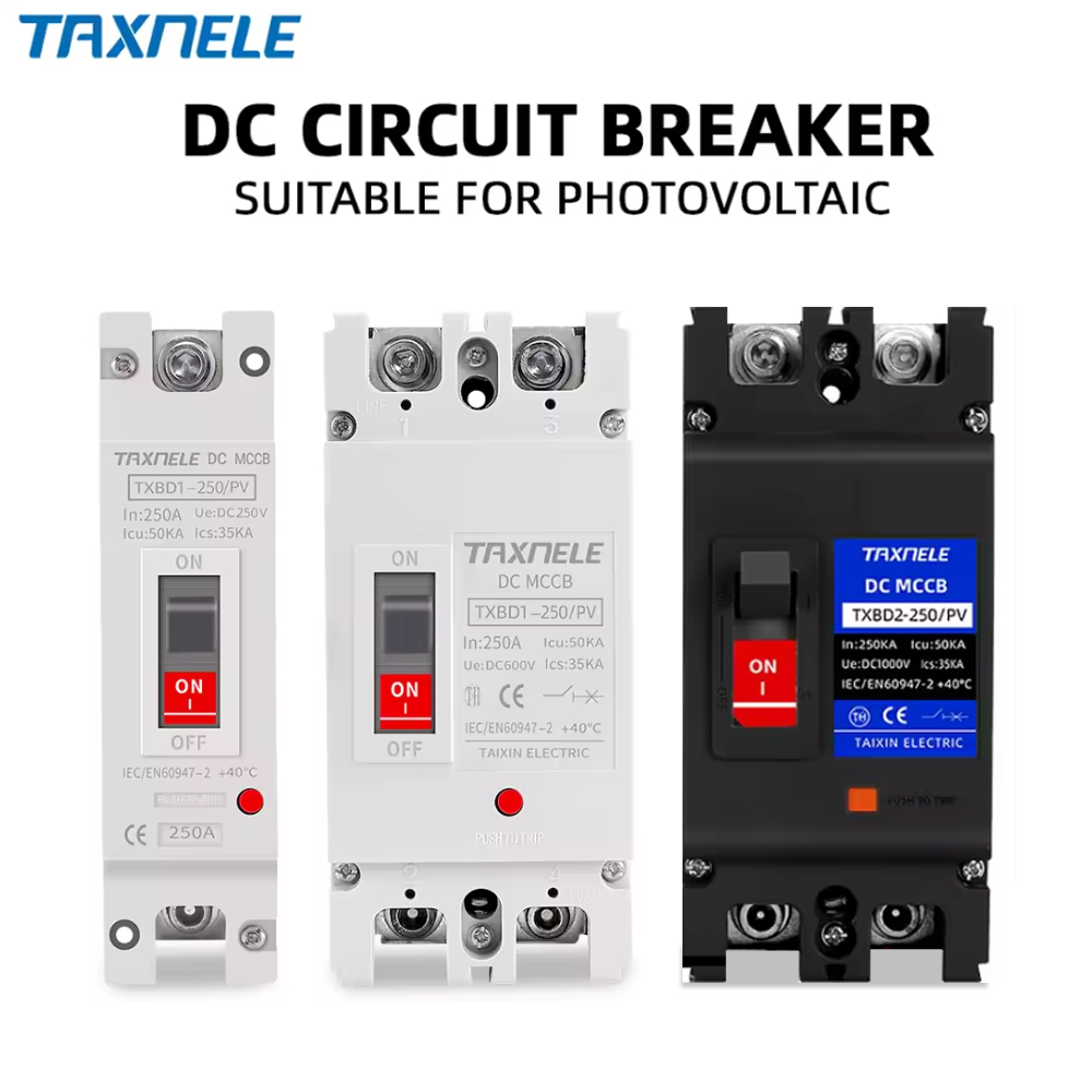 Jual MCCB MCB DC 1P 2P 100A 125A 150A 200A 250A Taxnele - Breaker Panel ...
