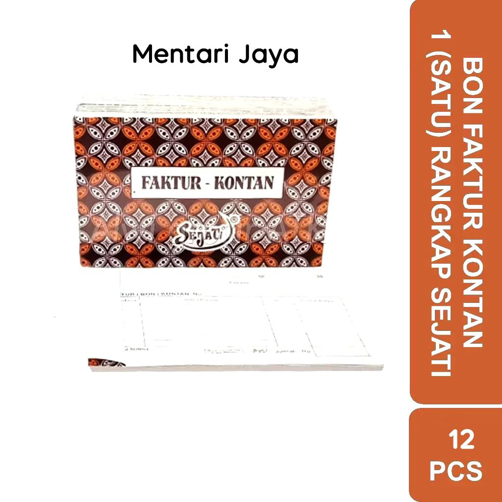Jual [ 12 buku ] Bon faktur kecil 1 rangkap kertas koran | Shopee Indonesia