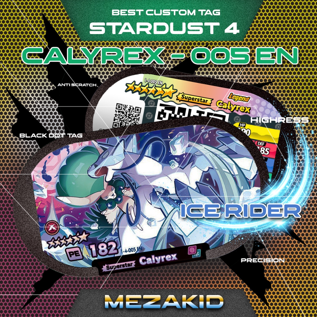 Jual Fake TAG Superstar Pokemon Mezastar Bintang 6 Clone Tag, Custom ...