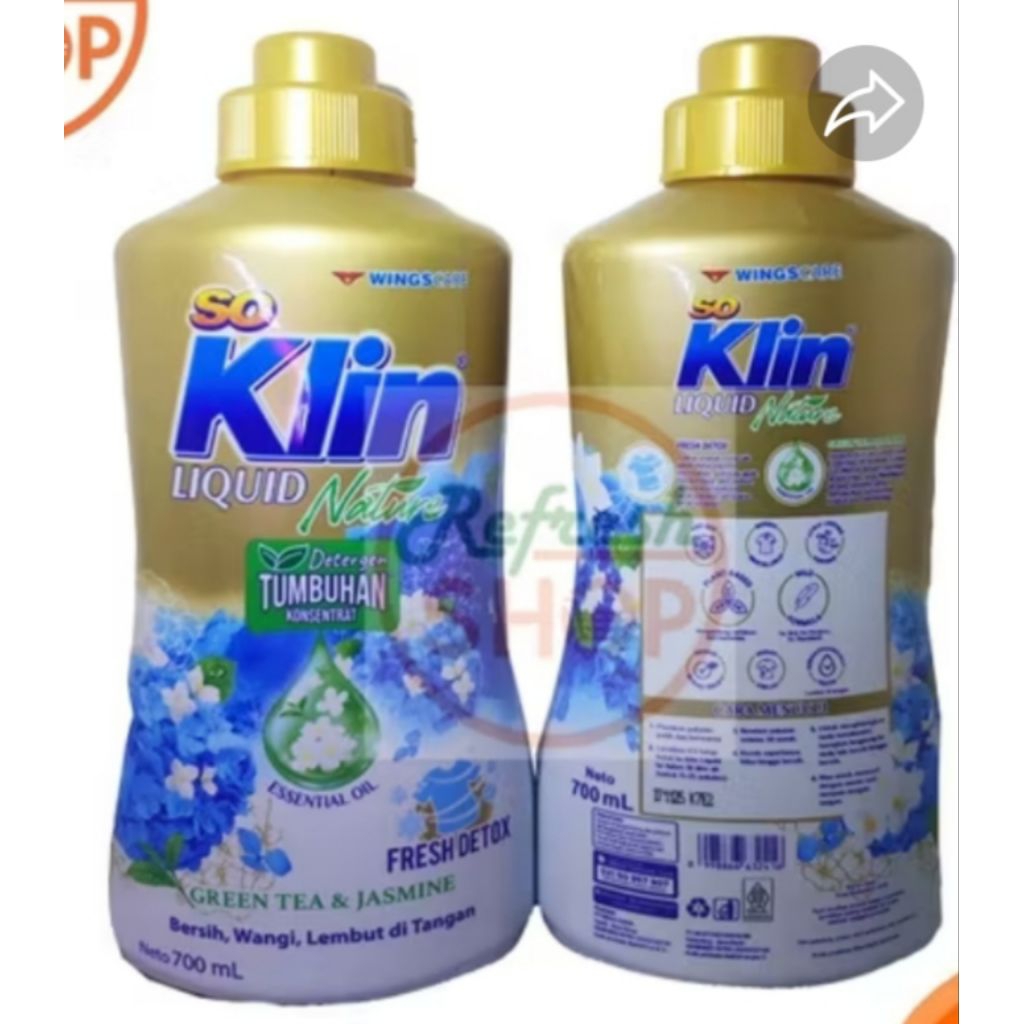 Jual soklin detergen cair 700 ml botol | Shopee Indonesia