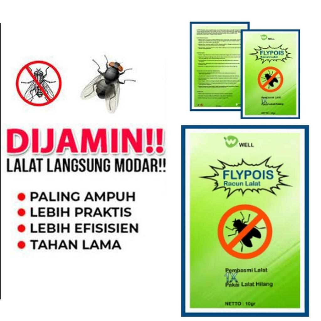 Jual WELL Serbuk Racun Lalat Ampuh Lalat Langsung Mati Pembasmi Lalat ...
