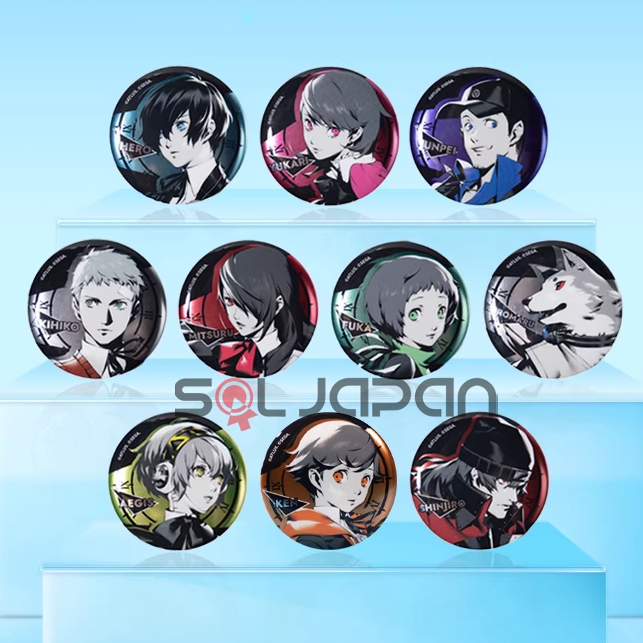 Jual Persona 3 Reload P3R Badge Yukari Junpei Akihiko Mitsuru Fuuka ...