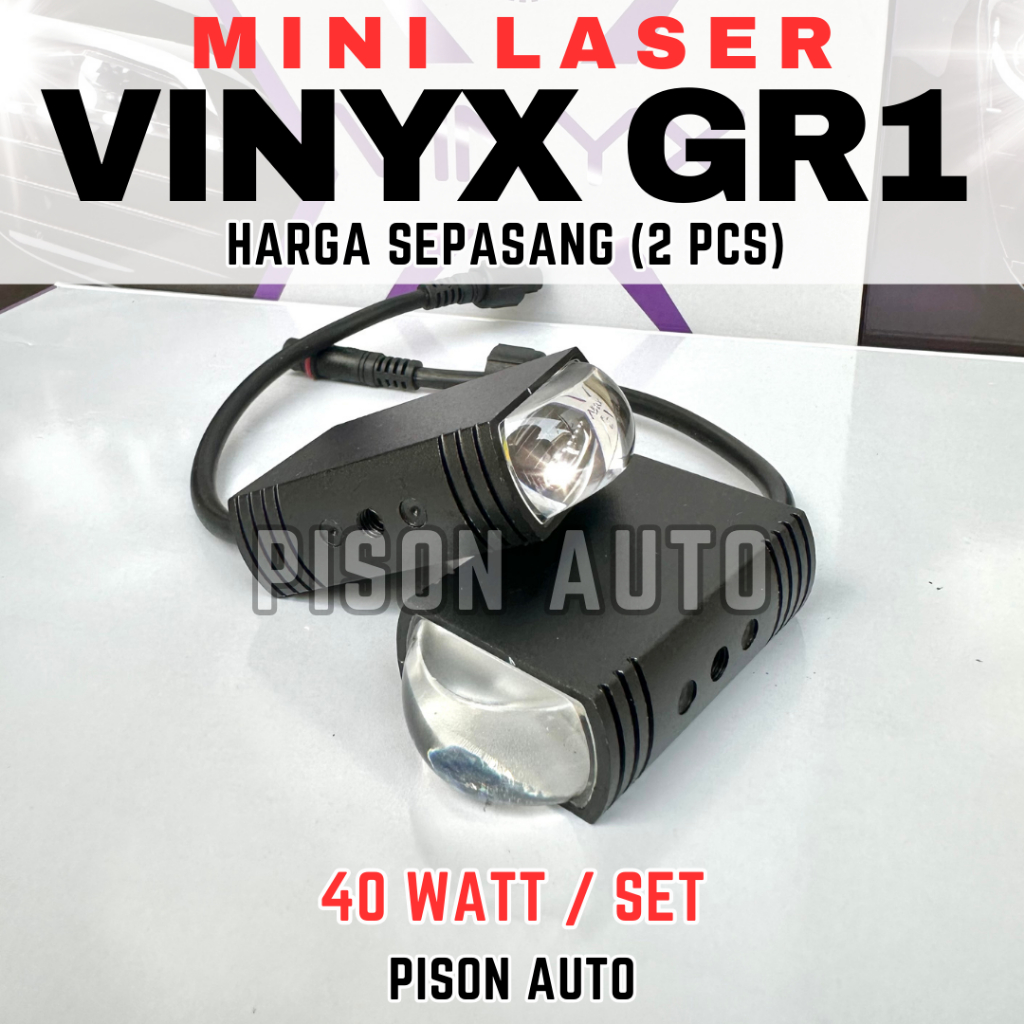 Jual Mini Laser Vinyx GR1 Mini Projie Slim 1 Mata 40 Watt Lampu Tembak ...