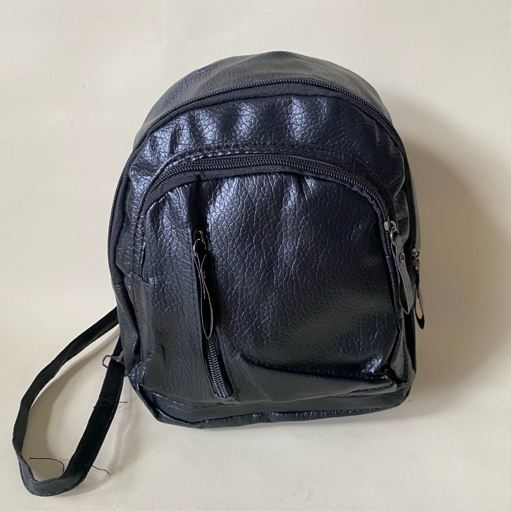 Jual tas ransel hitam mini (baca deskripsi) | Shopee Indonesia