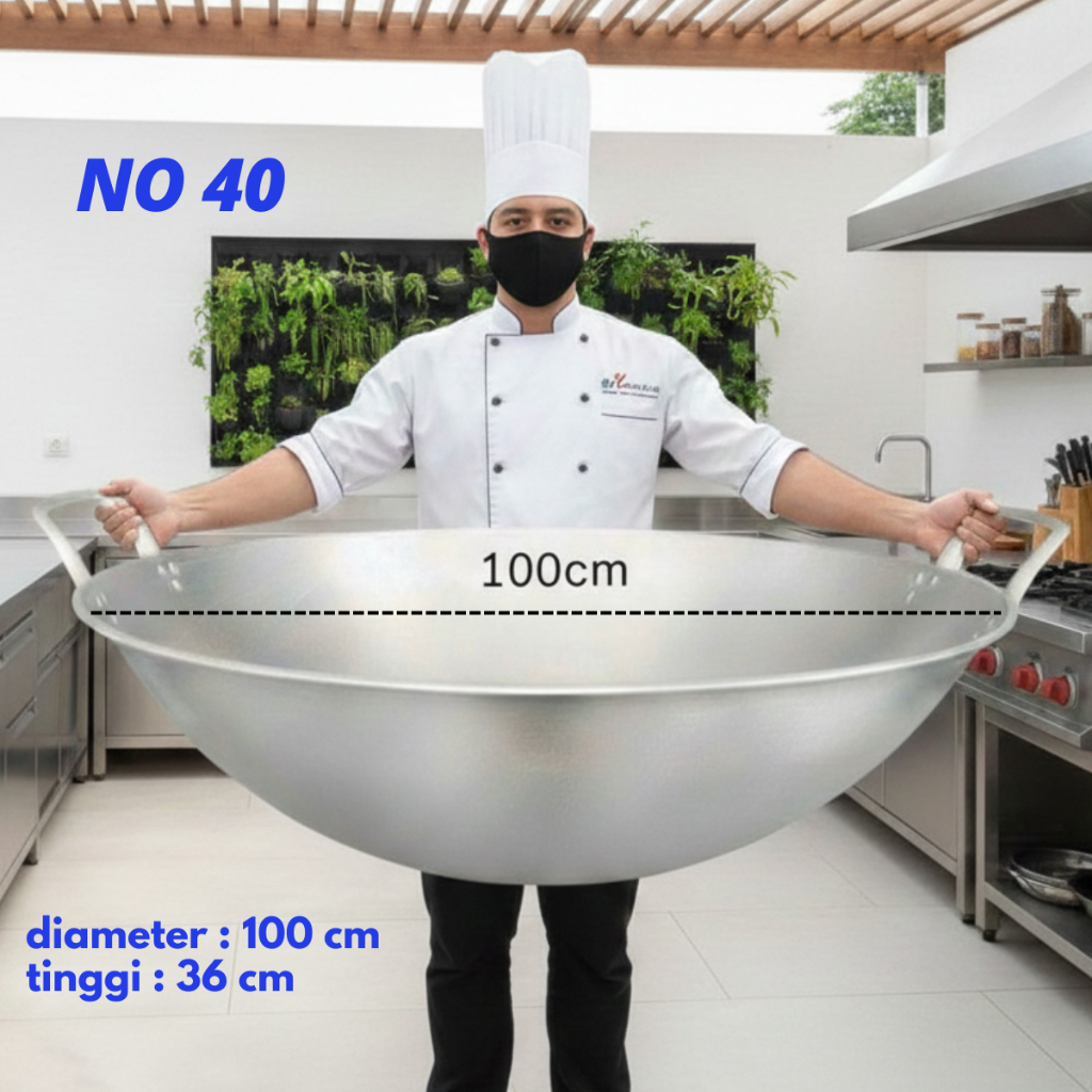 Jual Kuali Ceper Jumbo No.36 – Aluminium Tebal 5mm, Super Kuat untuk ...