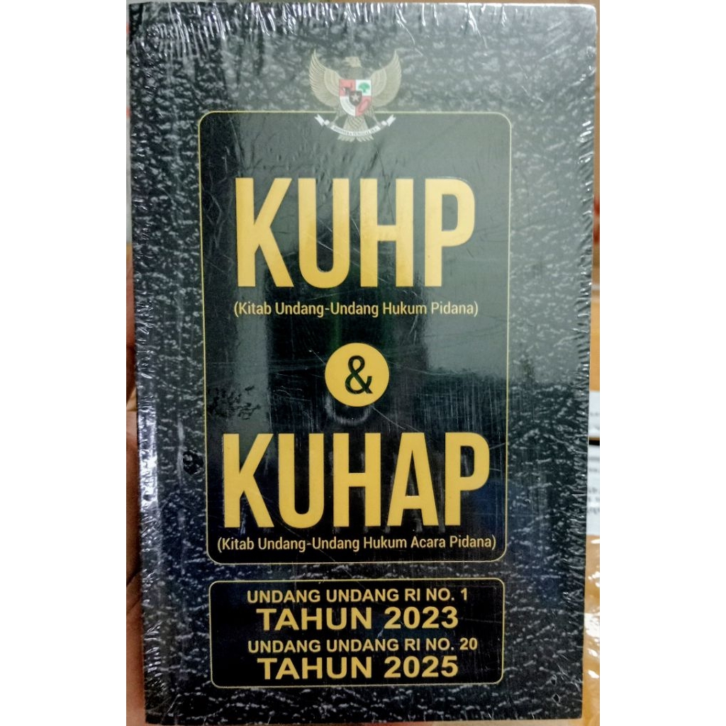 Jual Original KUHP Dan KUHAP Kitab Undang Undang Hukum Pidana No 20 ...