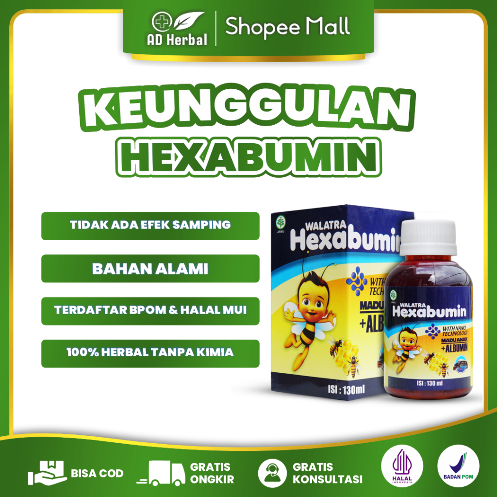 Jual madu peningi badan, tulang keropos asma hexabumin | Shopee Indonesia