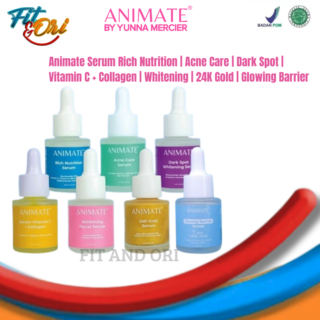 Jual Animate Whitening Face Serum / Serum Wajah / Animate Serum ...