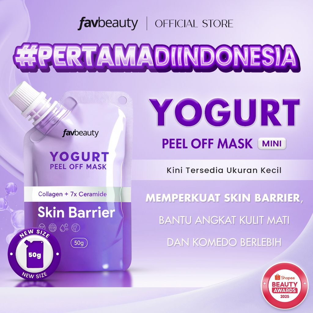Jual [NEW LAUNCHING] Fav Beauty Yogurt Peel Off Mask Mini 50 gr - Skin ...