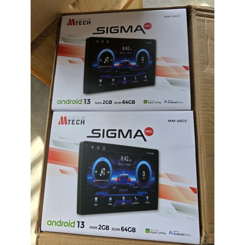 Jual SIGMA Pro MM-8803 Android 13 RAM 2GB ROM 64GB Dengan Apple CarPlay ...