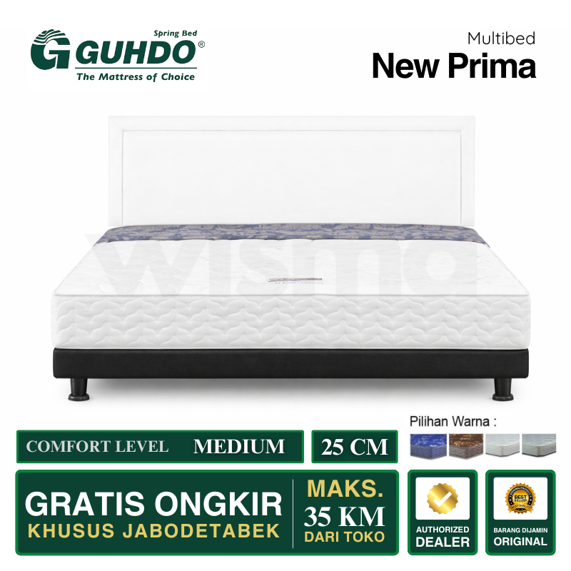 Jual Kasur Springbed Guhdo Multibed New Prima Fullset / Tanpa Sandaran ...