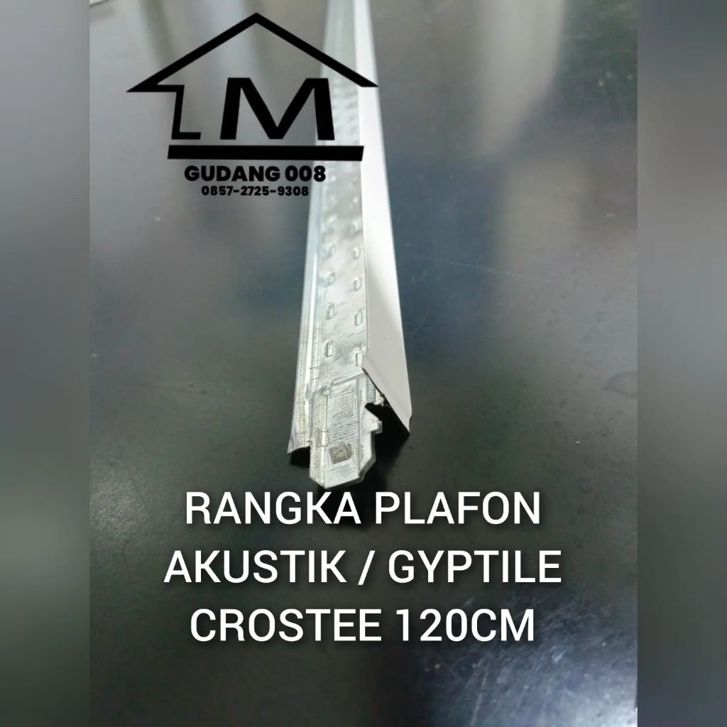 Jual Crostee 1.2mm / croste 120cm / rangka plafon akustik / rangka ...