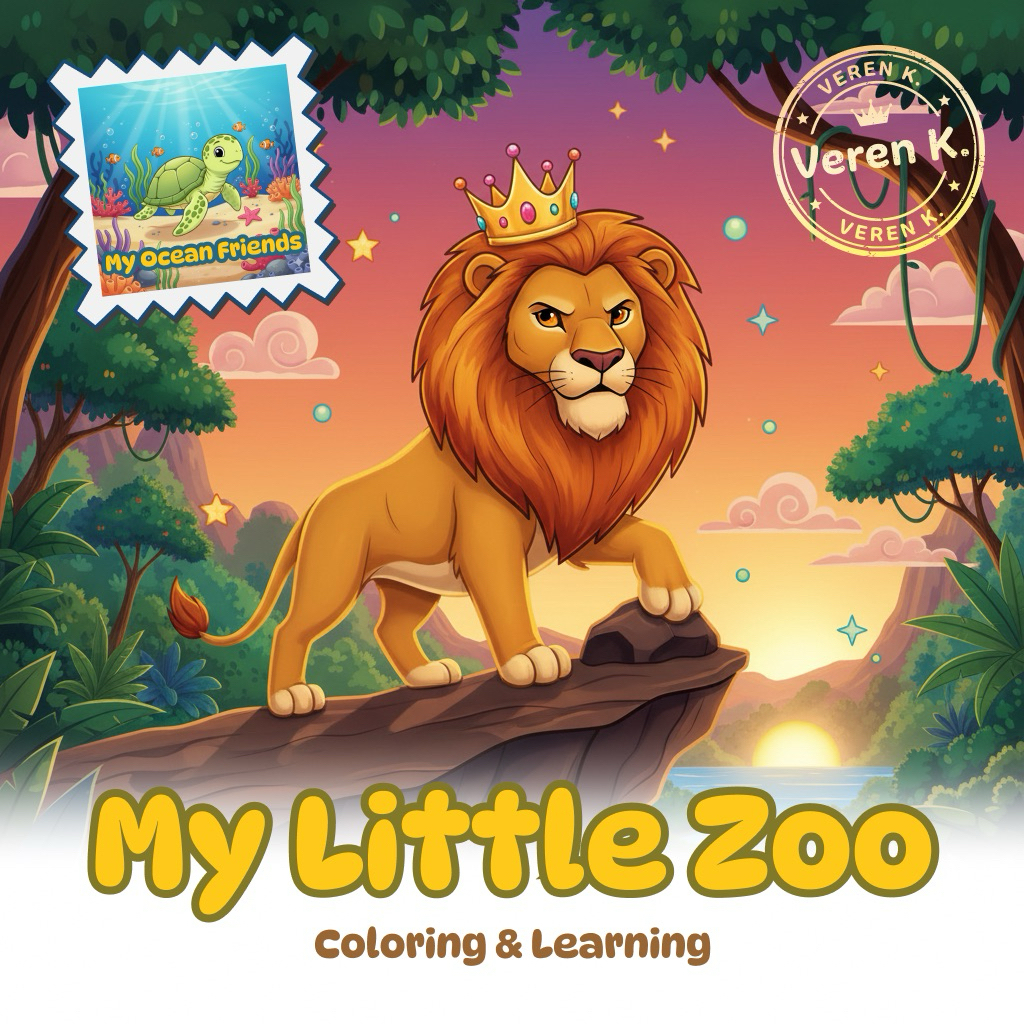 Jual My Little Zoo Buku Digital Mewarnai dan Belajar Anak PDF Printable ...