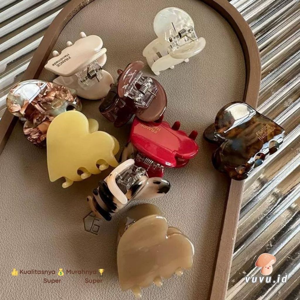 Jual Jepit Rambut Jepit Jedai Claw Mini Bunga France Imut Lucu / Jepit ...