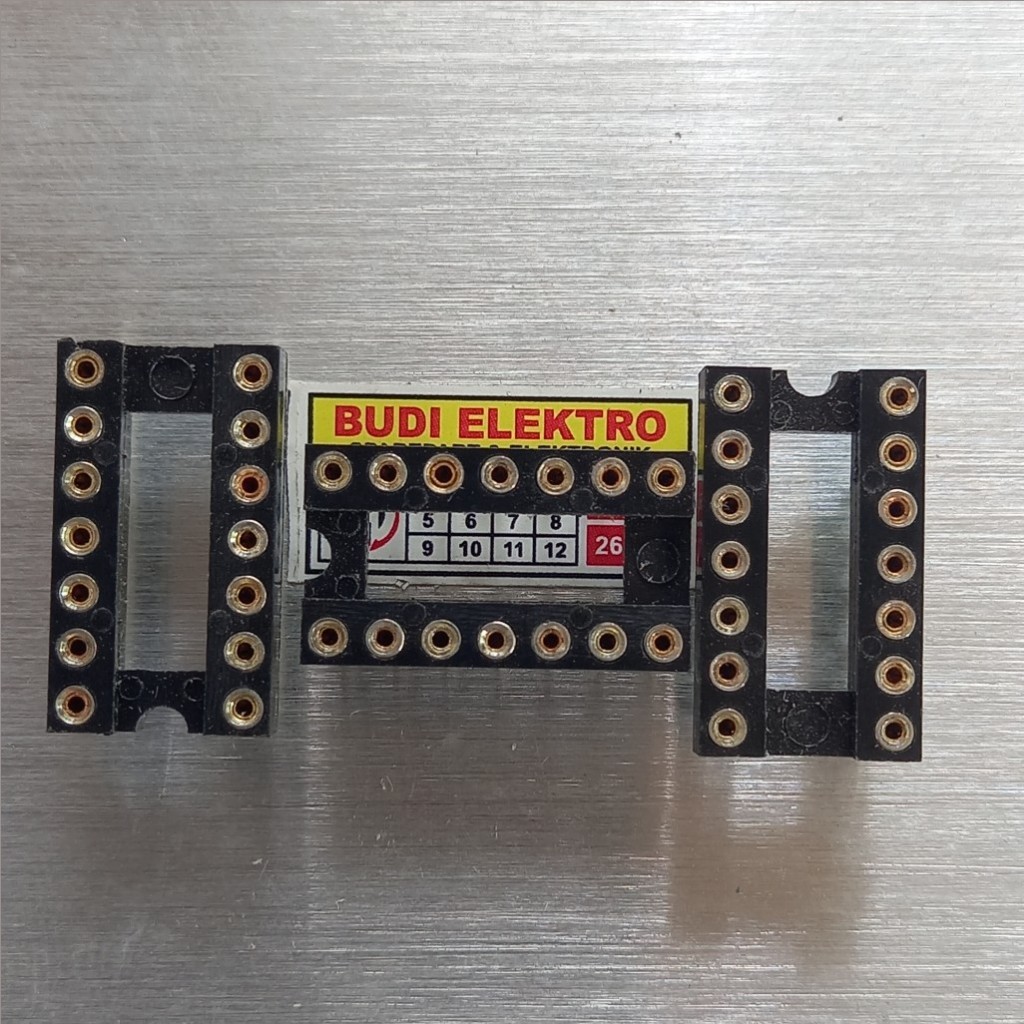 Jual Soket IC 14 Pin Lubang Bulat Socket IC 14P Round Pin | Shopee ...