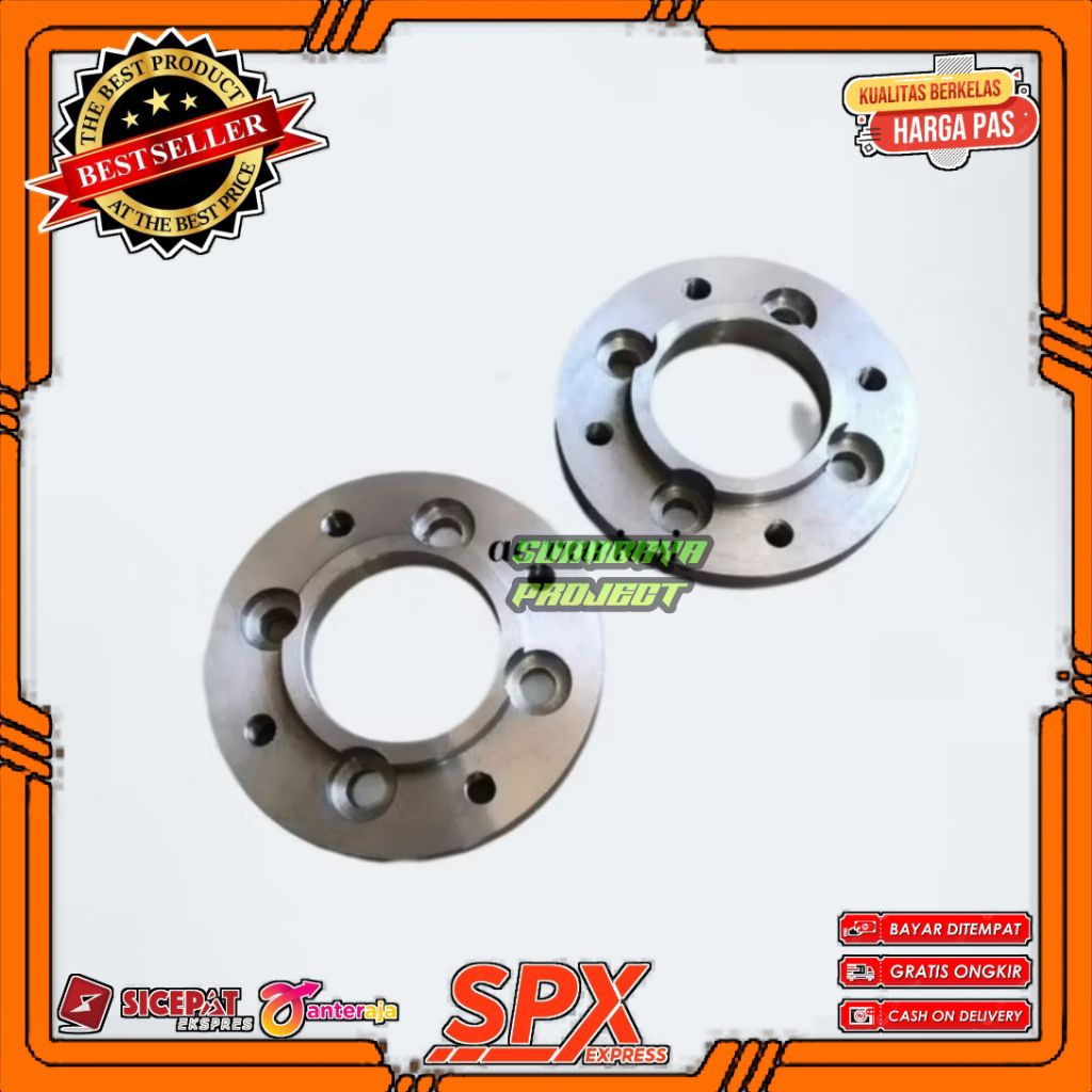 Jual Adaptor Cakram plendes depan HONDA supra bebek universal plat Disc ...