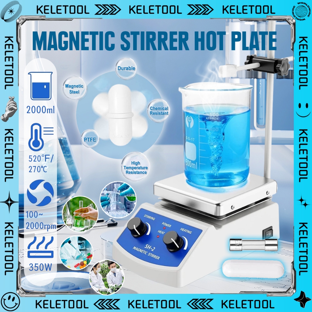 Jual Hot Plate Magnetic Stirrer Pemutar SH-2 Magnet Stirer Pemutar 220v ...