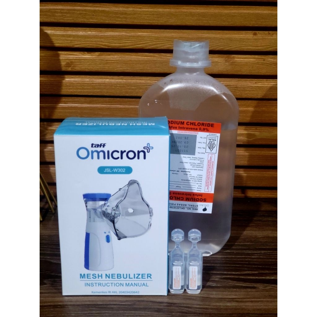 Jual Nebulizer komplit Nacl dan ampul | Shopee Indonesia
