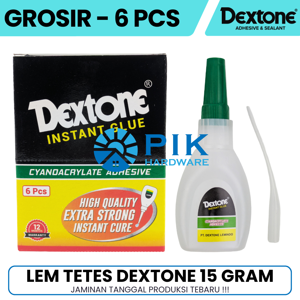 Jual 6 PCS LEM TETES DEXTONE - LEM KOREA DEXTON 15gr SERBAGUNA | LEM ...