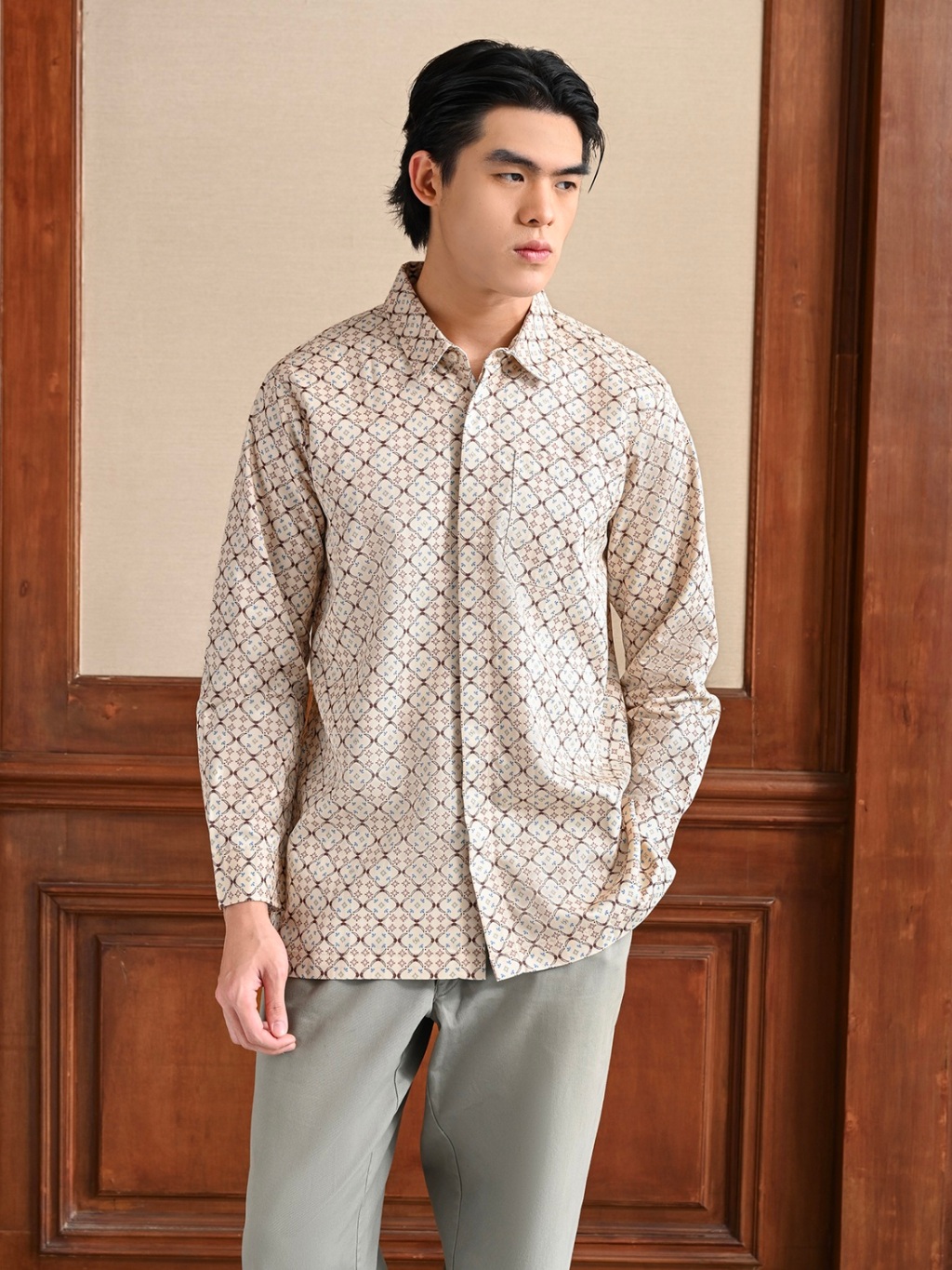 Jual KASEP ZIKRA SHIRT / KEMEJA PRIA / SARIMBIT LEBARAN / BAJU LEBARAN ...