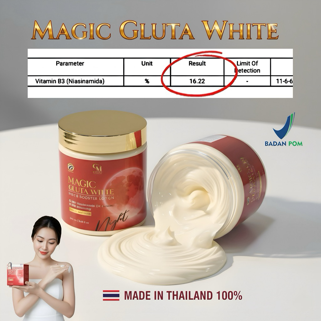 Jual NEW FORMULA MAGIC GLUTA WHITE THAILAND | Shopee Indonesia