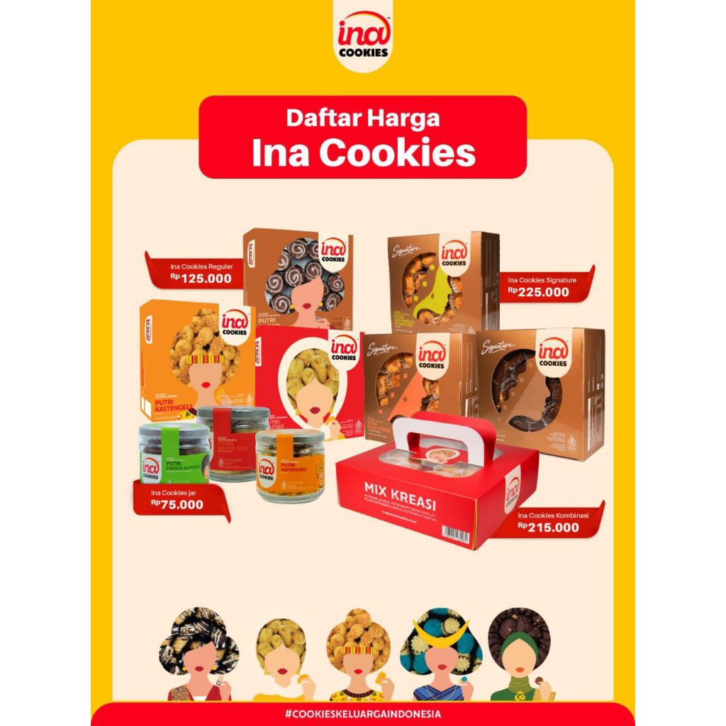 Jual ina cookies GOLD REGULER (GOJEK/GRAB/SHOPEE SAMEDAY/INSTAN/CARGO ...