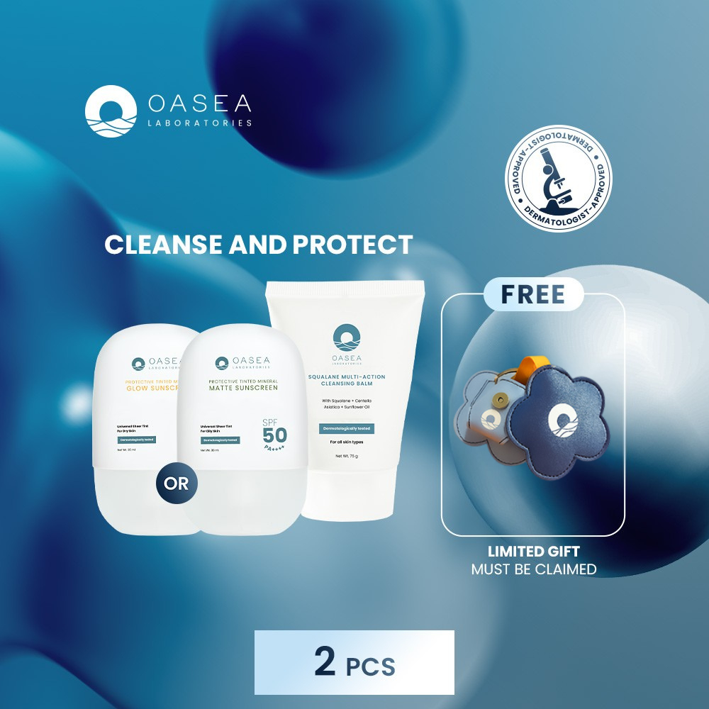Jual Cleanse & Protect (Cleansing Balm 75gr + Tinted Sunscreen ...