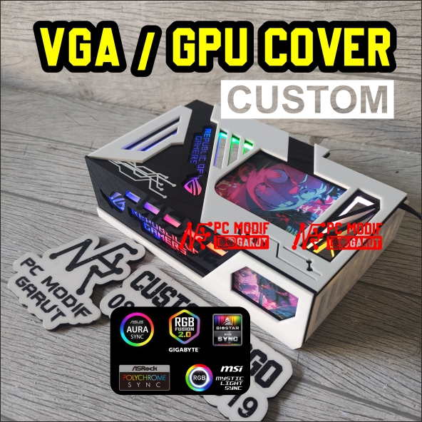 Jual VGA COVER GPU COVER PALIT GTX EDITION LED ARGB CUSTOM | Shopee ...
