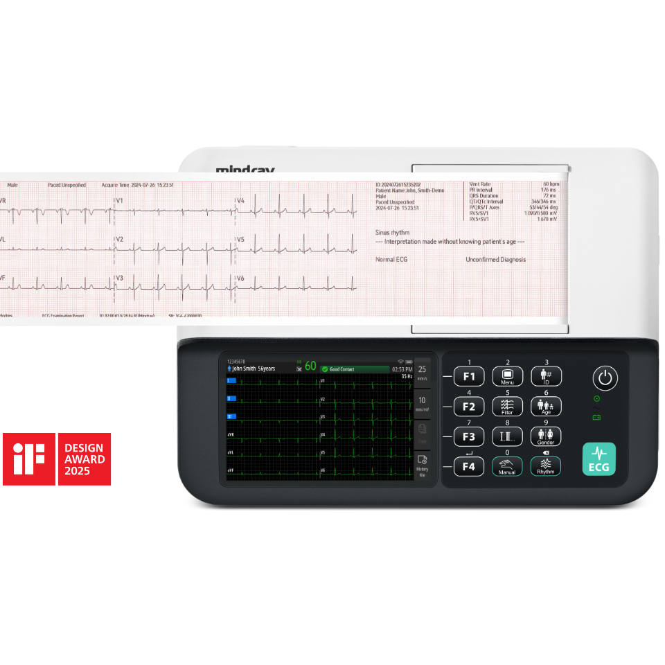 Jual EKG 3 CHANNEL MINDRAY BENEHEART R300 EKG MINDRAY ECG 3 Channel 3 ...