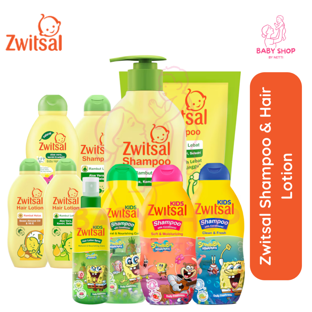 Jual Zwitsal Baby & Kids Shampoo - Hair Lotion Aloe Vera Kemiri Seledri ...