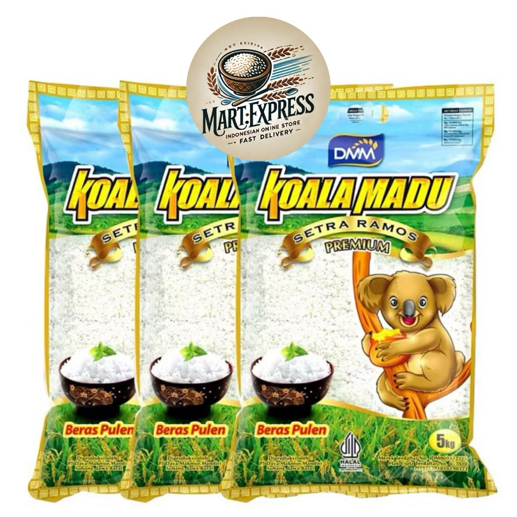 Jual BERAS KOALA MADU PREMIUM PULEN 5KG | Shopee Indonesia