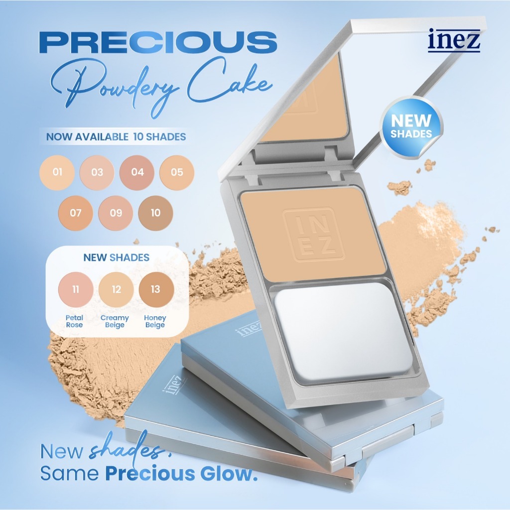 Jual Inez - Precious Powdery Cake/ PPC / Two Way Cake / Pressed Powder ...
