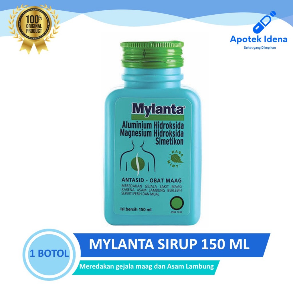 Jual Milanta Mylanta Cair Obat Sakit Maag,Asam Lambung Berlebih 150 ml ...