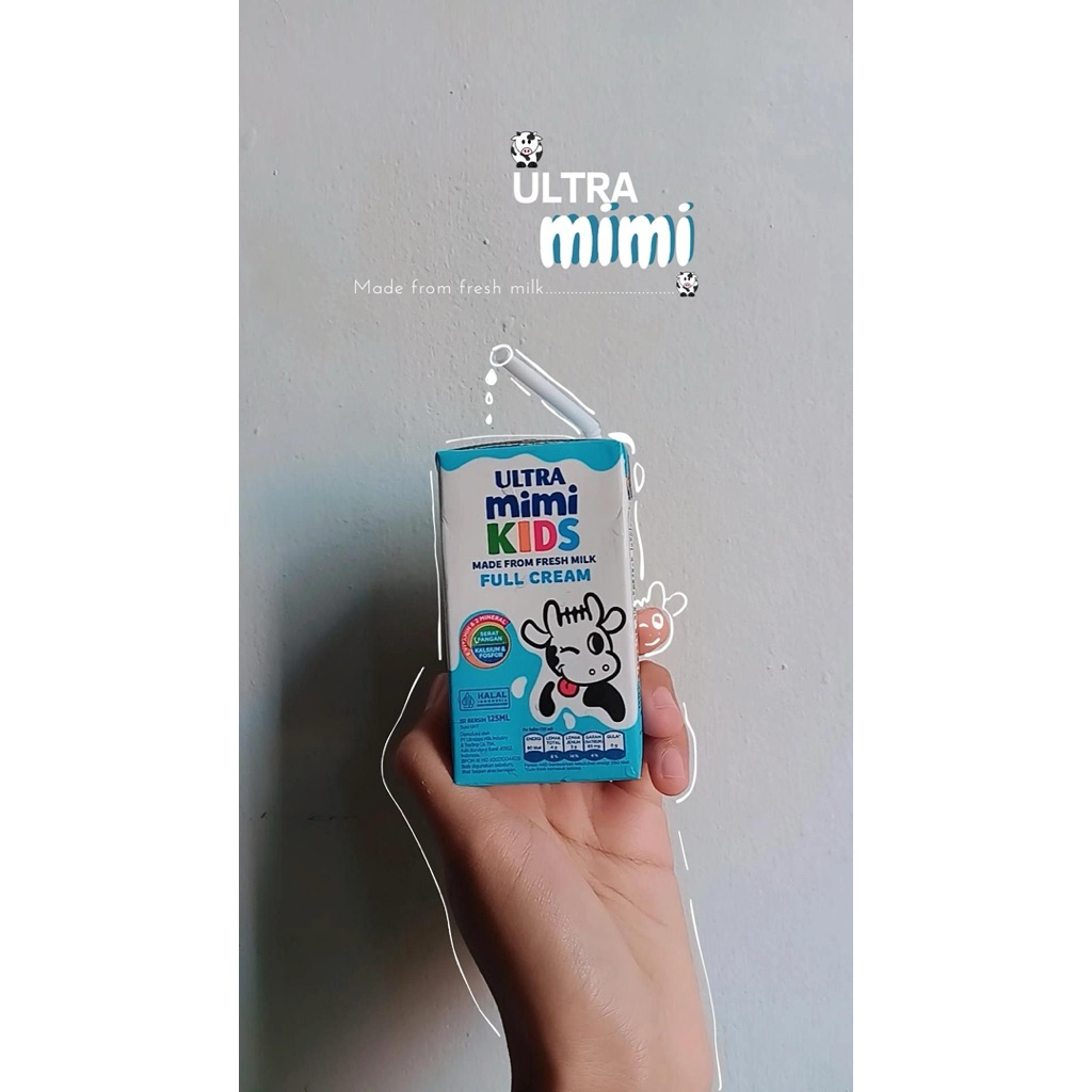 Jual Susu Ultra Mimi Kids 125ml Full Cream - 1 Dus isi 40 Kotak ...