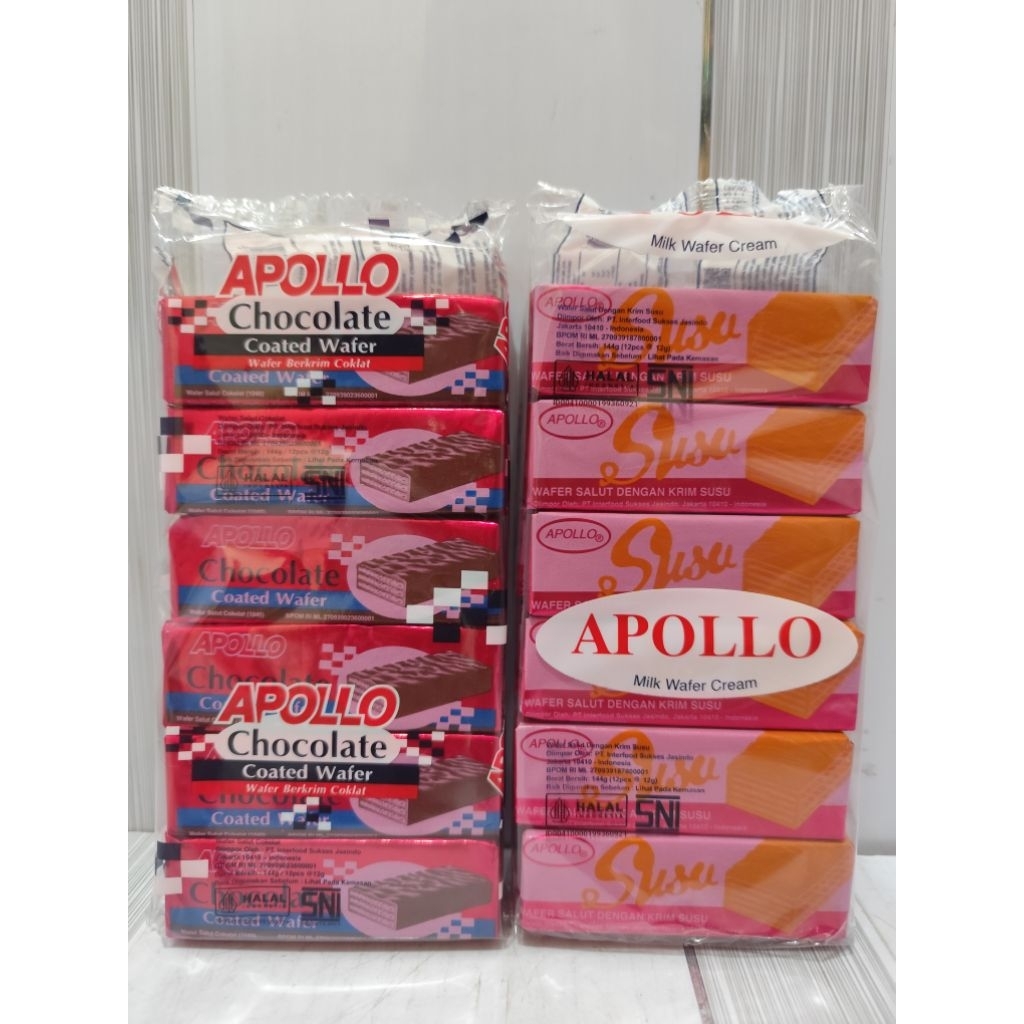 Jual Apollo Wafer 12g x 12 Pcs | Shopee Indonesia