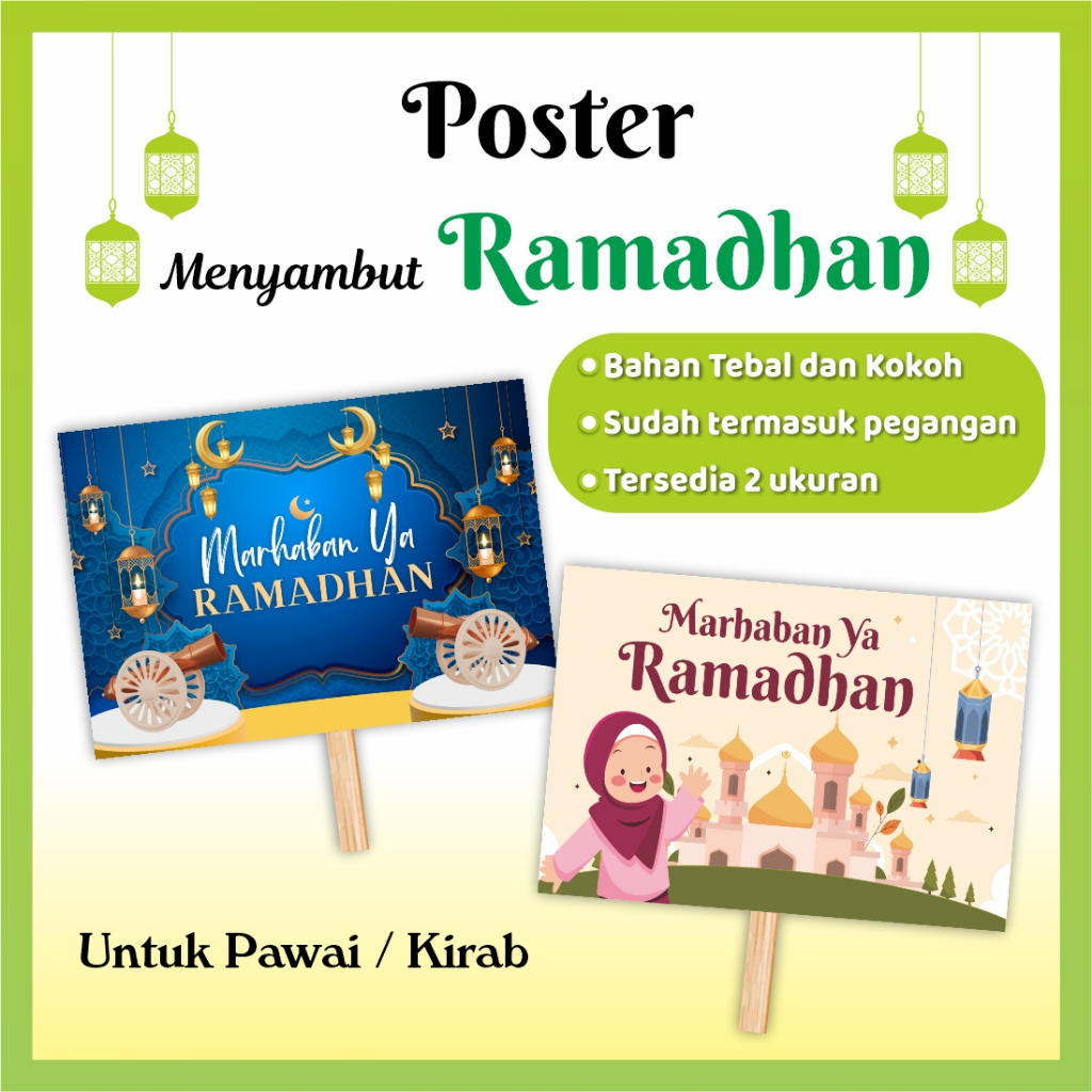 Jual POSTER PAWAI / KIRAB MENYAMBUT PUASA RAMADHAN 2026 TERMASUK ...