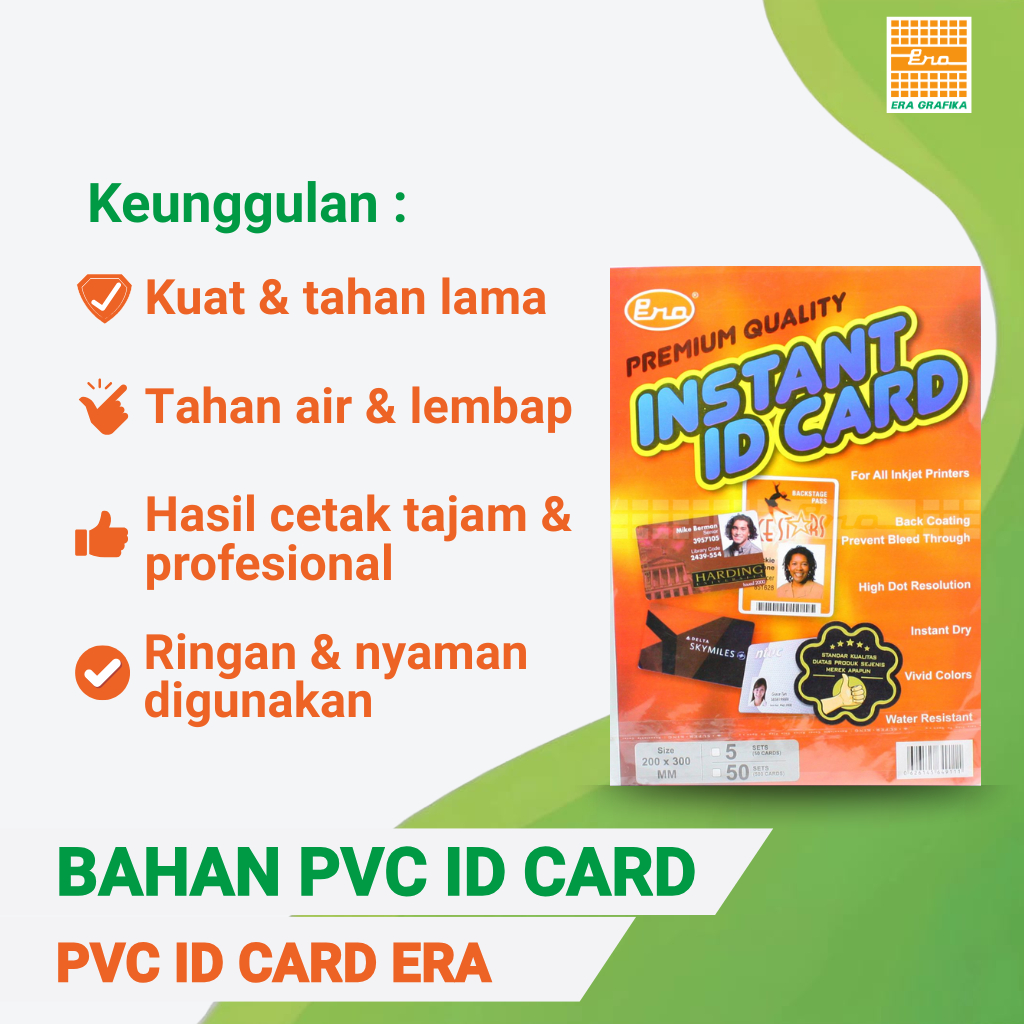 Jual Bahan PVC ID Card Terlengkap & Harga Terbaru Mei 2026 | Shopee ...