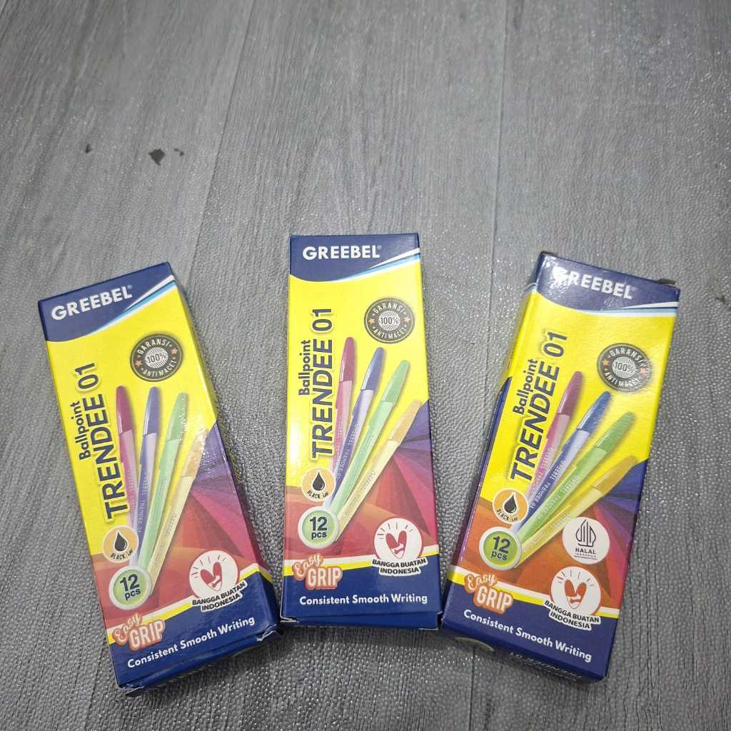 Jual Greebel Pulpen Bolpen / Trendee 01 (12 + 1 PCS / SET) / Ballpen ...
