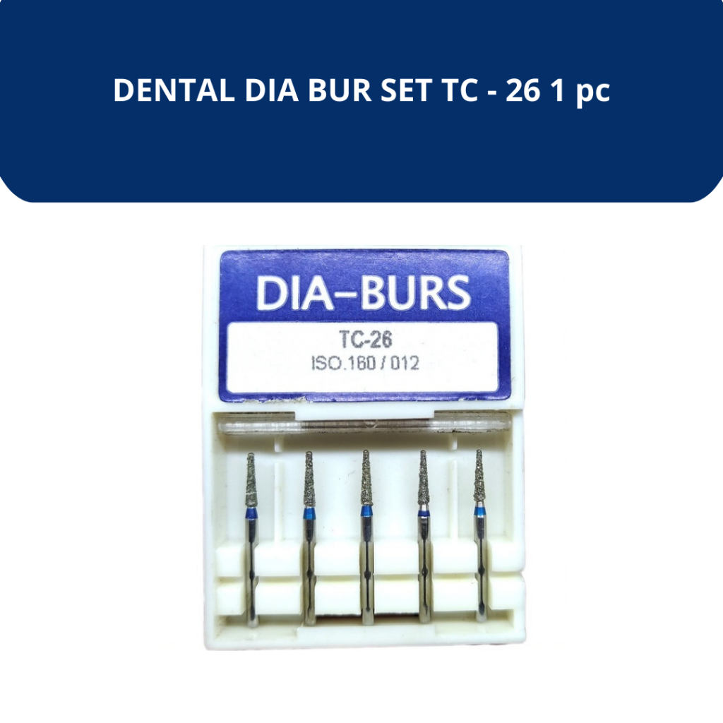 Jual DENTAL DIA BUR SET TC - 26 1 pc | Shopee Indonesia