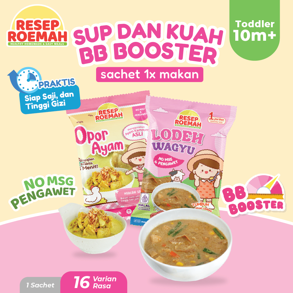Jual Resep Roemah / Menu Sup dan Kuah BB Booster Tinggi Protein untuk ...