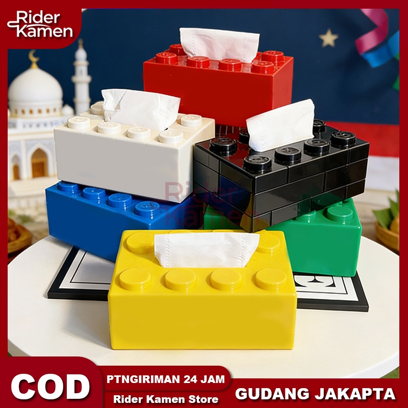 Jual Ready Bricks Tempat Tissue Box Kotak Tisu Tema Lego Blocks ...