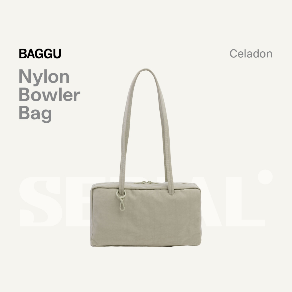 Jual BAGGU - Nylon Bowler Bag - Celadon | Shopee Indonesia