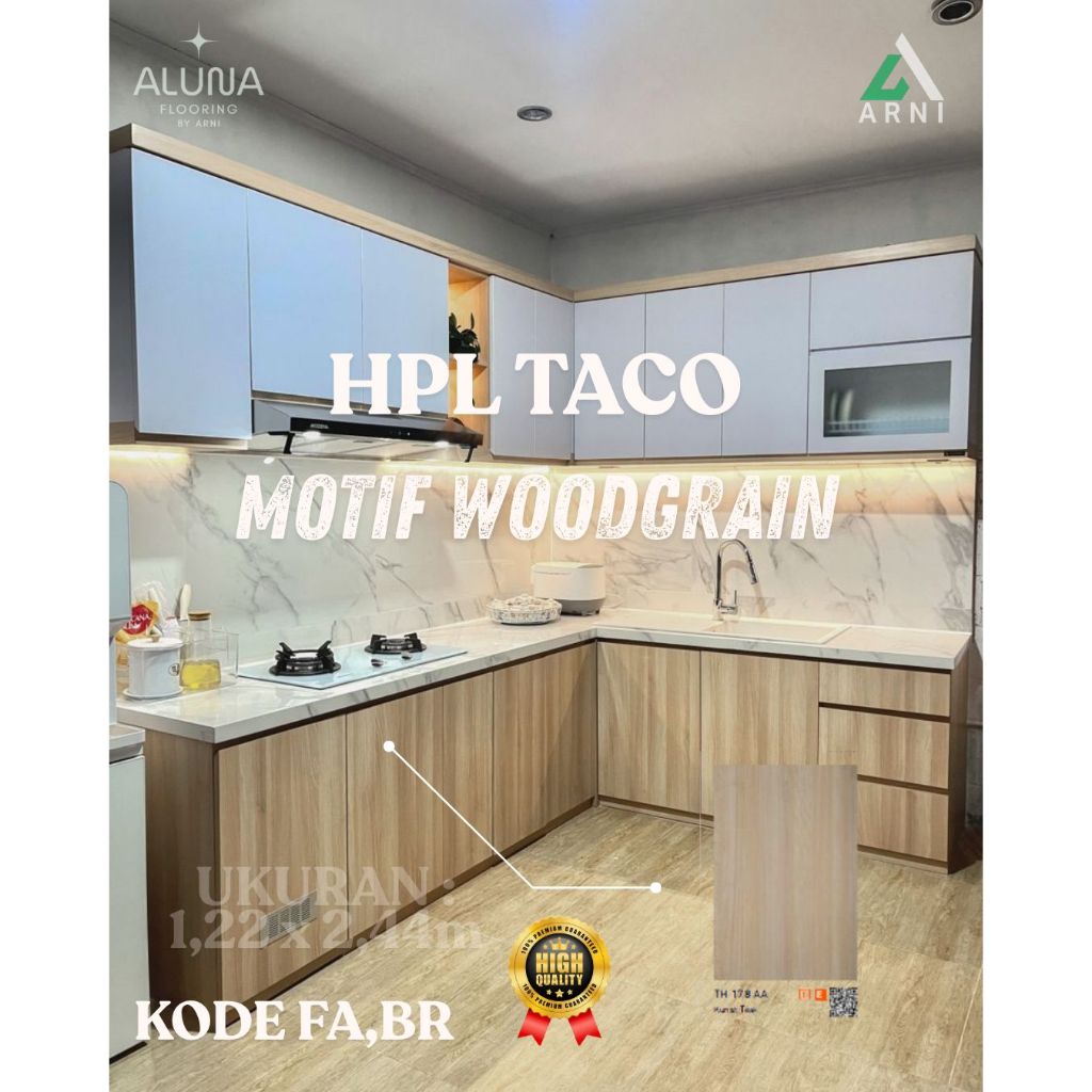 Jual HPL TACO MOTIF WOODGRAM UKURAN 1,22M x 2,44M | INTERIOR FURNITURE ...
