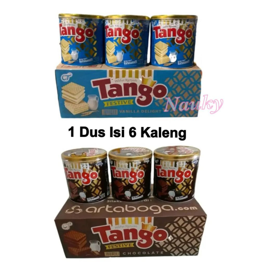 Jual Tango Wafer 1 Dus isi 6 Kaleng 240 gr | Shopee Indonesia
