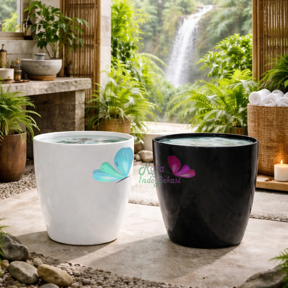 Jual Bak Mandi Teraso Putih Hitam Bak Terazzo Aesthetic Bak Air ...