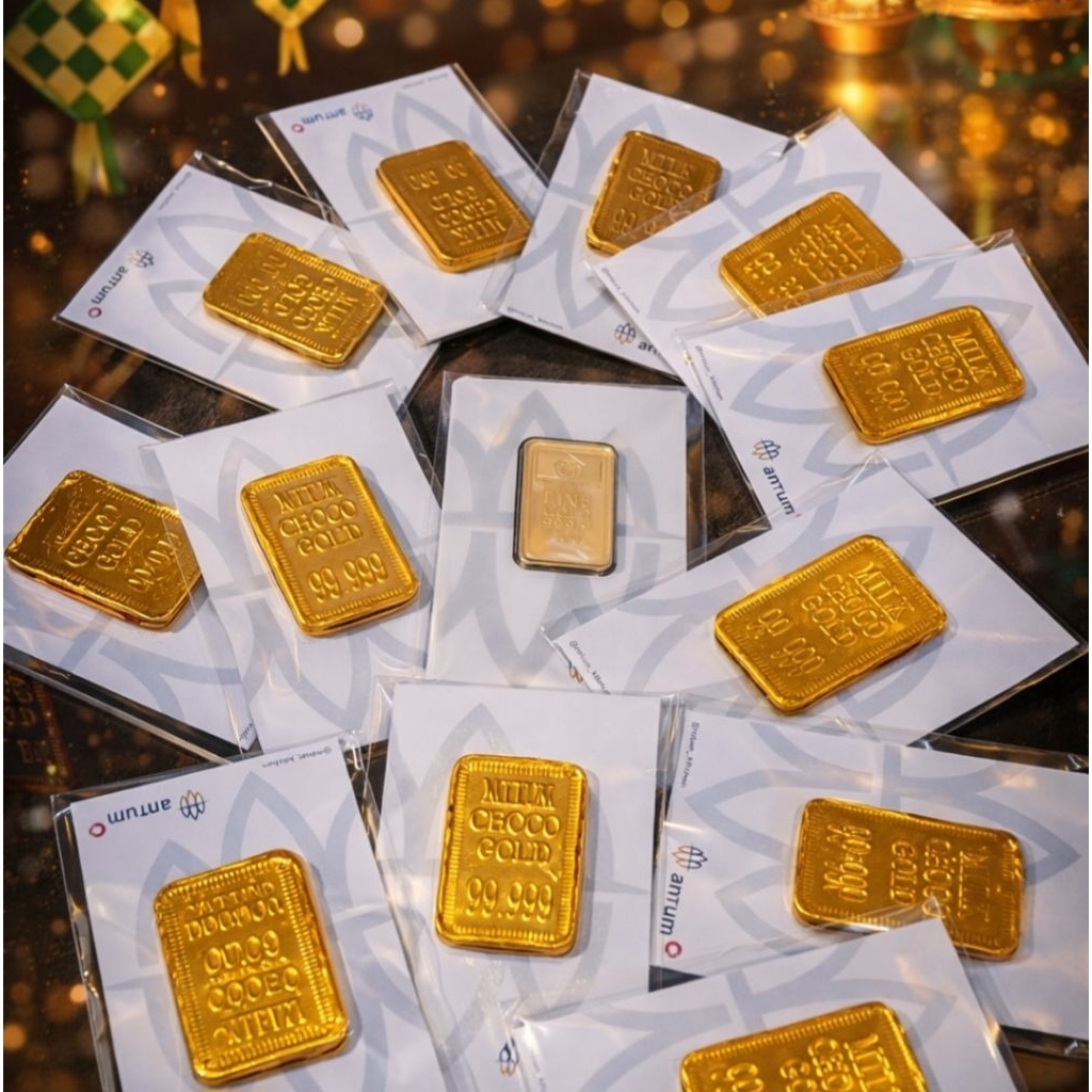Jual Mini Gift Coklat Antum Coklat Logam Mulia Halal | Shopee Indonesia