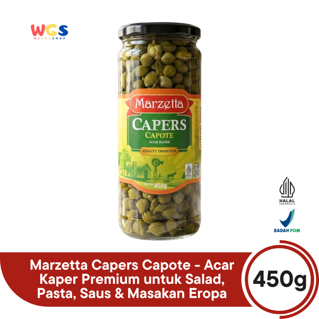 Jual Marzetta Capers Capote 450g - Acar Kaper Premium untuk Salad ...