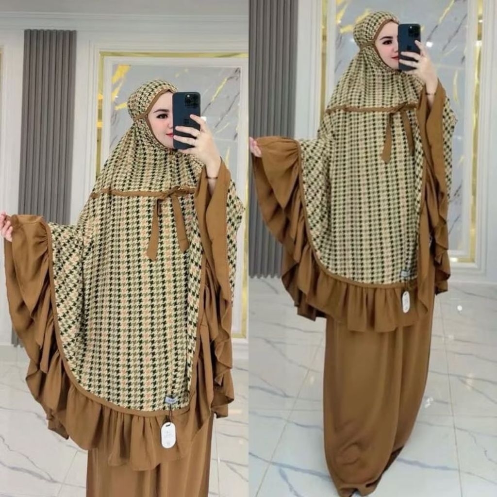 Jual Mukena Modern Mukena Dewasa Viral 2026 kekinian Bahan Rayon ...