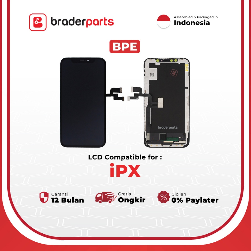 Jual Braderparts Layar LCD for iPhone X | Shopee Indonesia